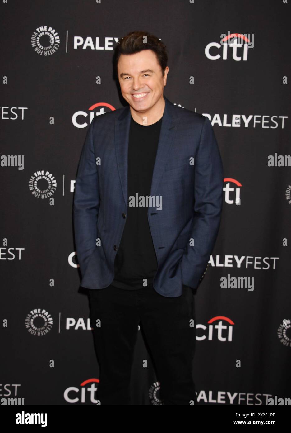 HOLLYWOOD, CALIFORNIA - APRIL 19: Seth MacFarlane arrives at Paley Fest ...