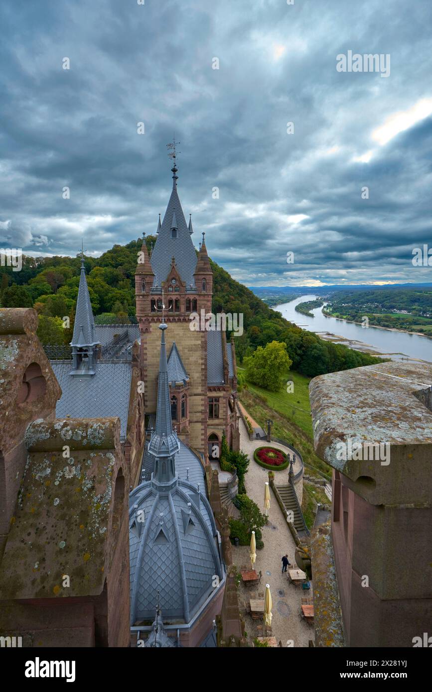 Visiting Drachenfels castle in Germany Stock Photo - Alamy