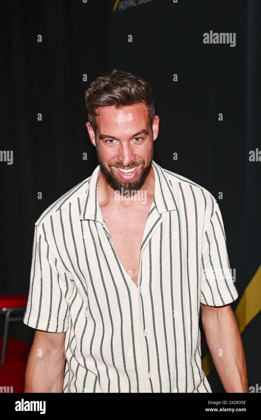 Antwerpen, Belgium. 20th Apr, 2024. Former swimmer Pieter Timmers ...