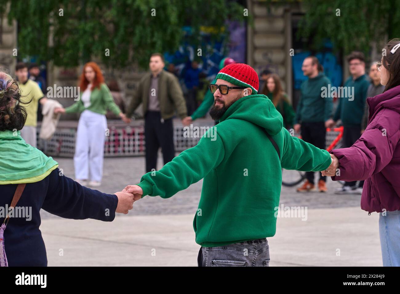 Protest against excessive punishment for drug use hi-res stock ...