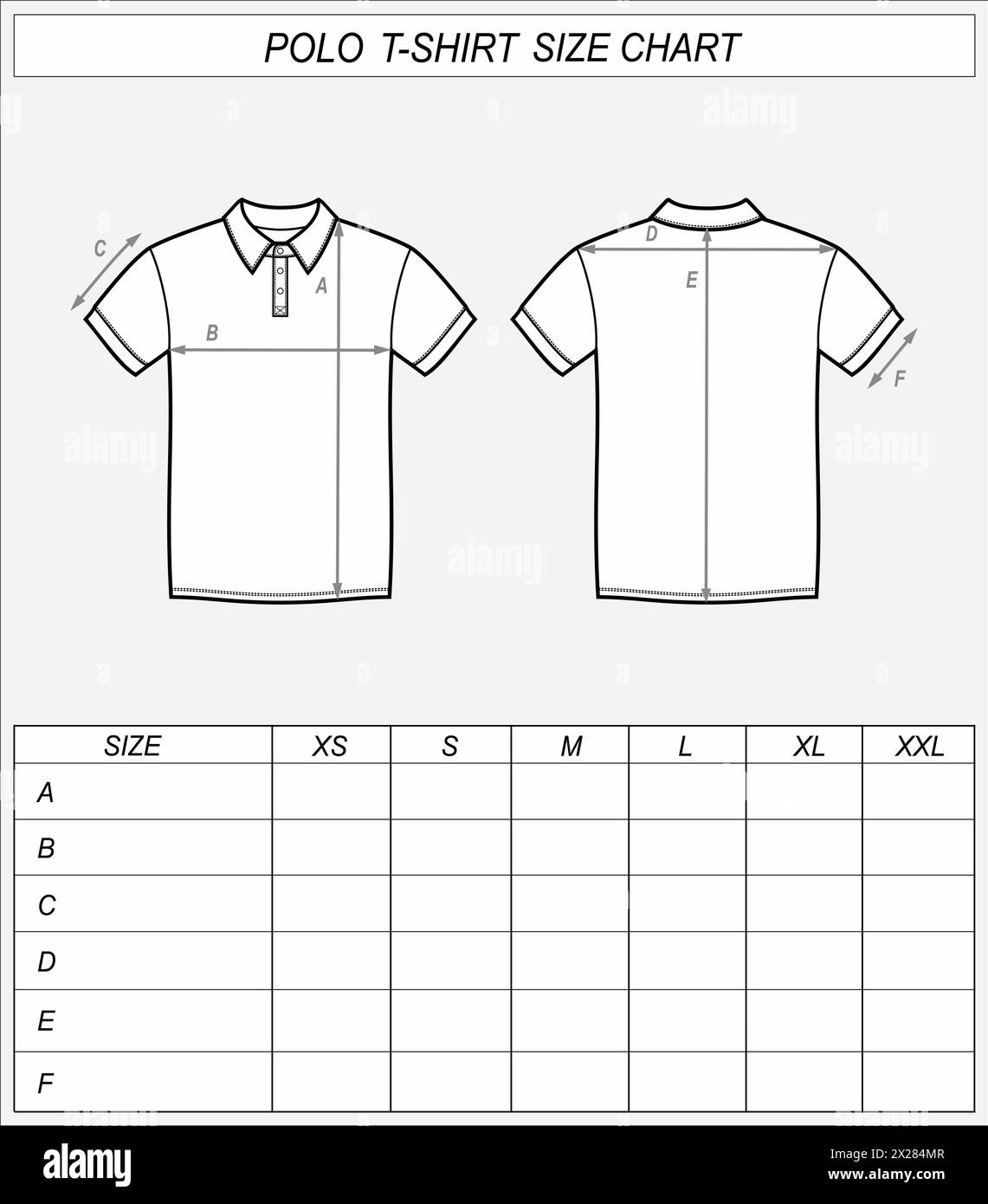 Male polo shirt technical Stock Vector Images - Alamy