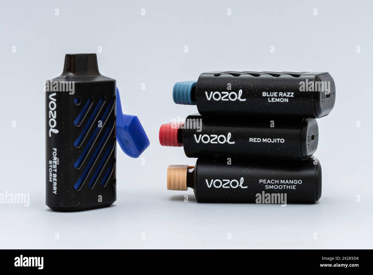 ISTANBUL, TURKEY - APRIL 9, 2024: Vozol electronic smoking machine ...