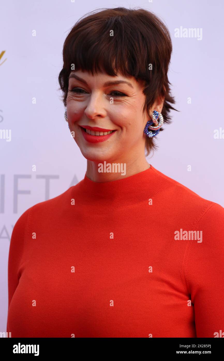 Dublin, Ireland. 20th April 2024. Pollyanna McIntosh arriving on the ...