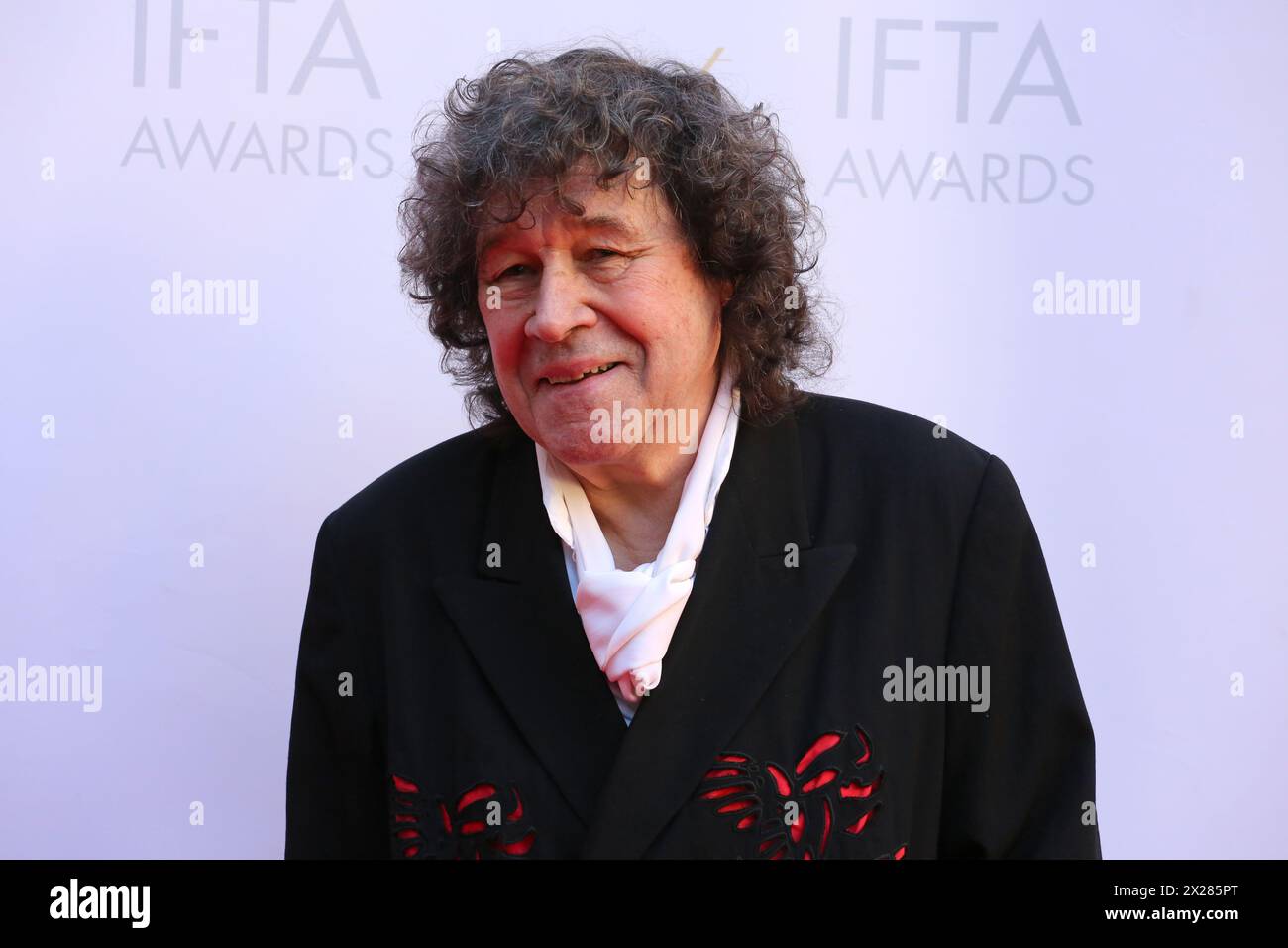 Dublin, Ireland. 20th April 2024. Actor Stephen Rea, recieving the ...