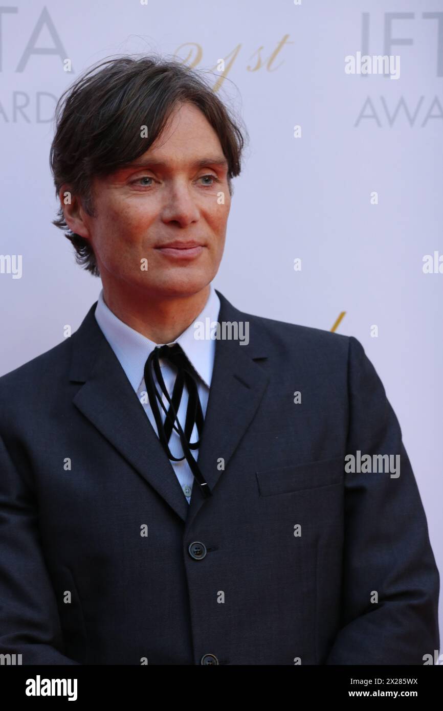 Dublin, Ireland. 20th April 2024. Cillian Murphy, winner of the award ...