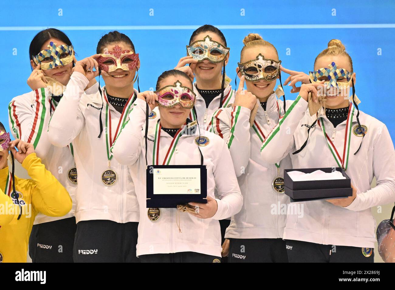 Jesolo, Italy. 20th Apr, 2024. Jesolo 2024 captured at Palazzo del Turismo, Jesolo on 20.Apr ...