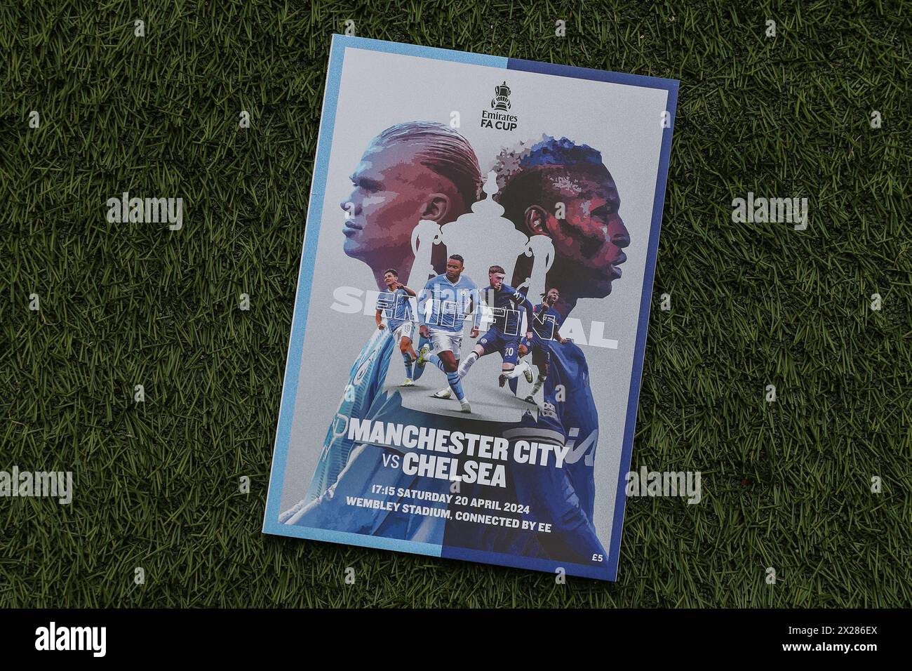 The match day programme ahead of the Emirates FA Cup Semi-Final match ...