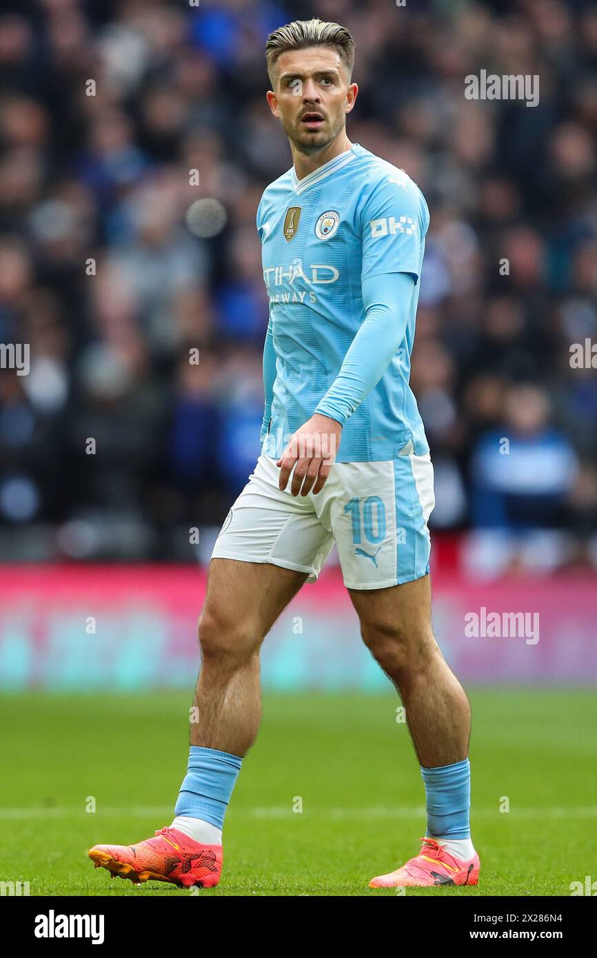 Jack Grealish of Manchester City during the Emirates FA Cup Semi-Final ...