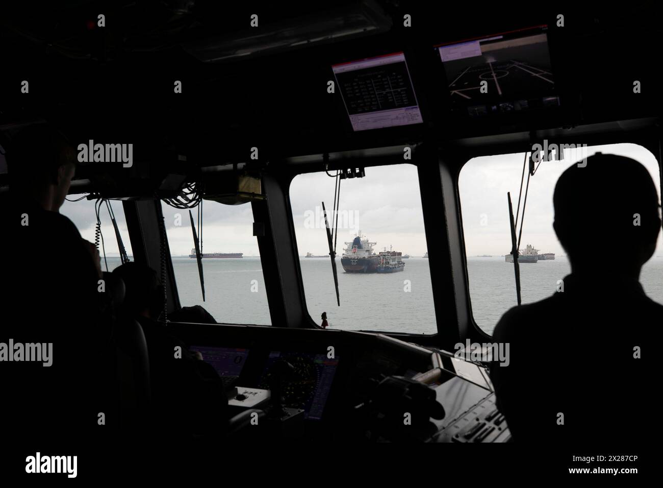 240415-N-XF387-0036 SINGAPORE (April 15, 2024), Sailors attached to the ...