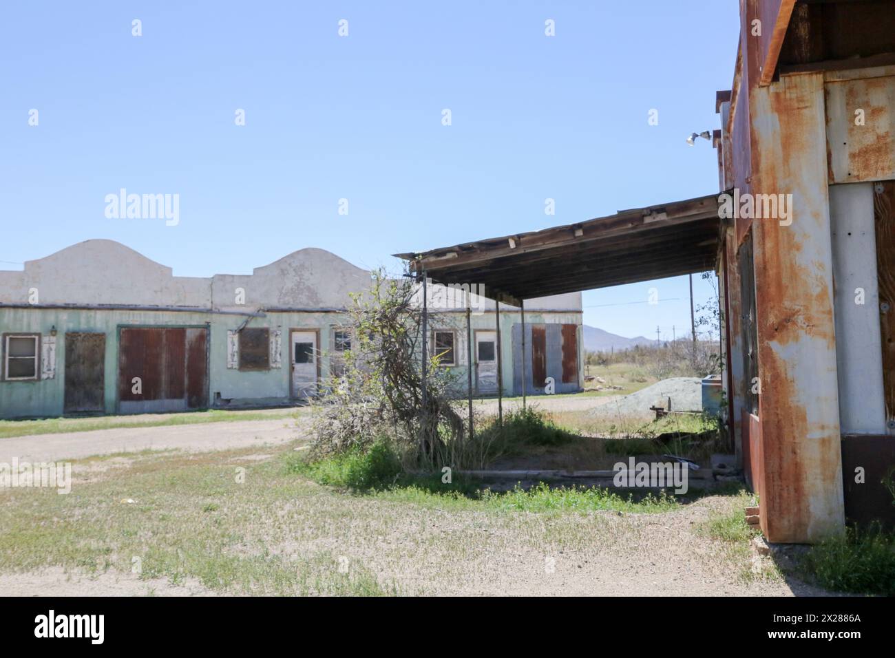 Shuttered buildings in Lordsburg, New Mexico Stock Photo - Alamy