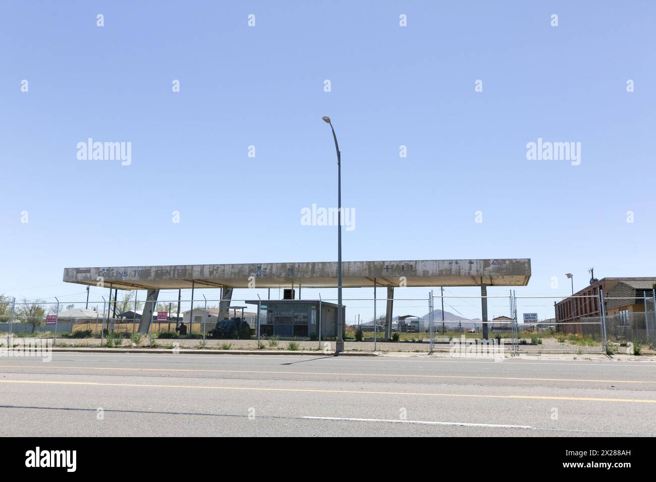 Shuttered buildings in Lordsburg, New Mexico Stock Photo - Alamy