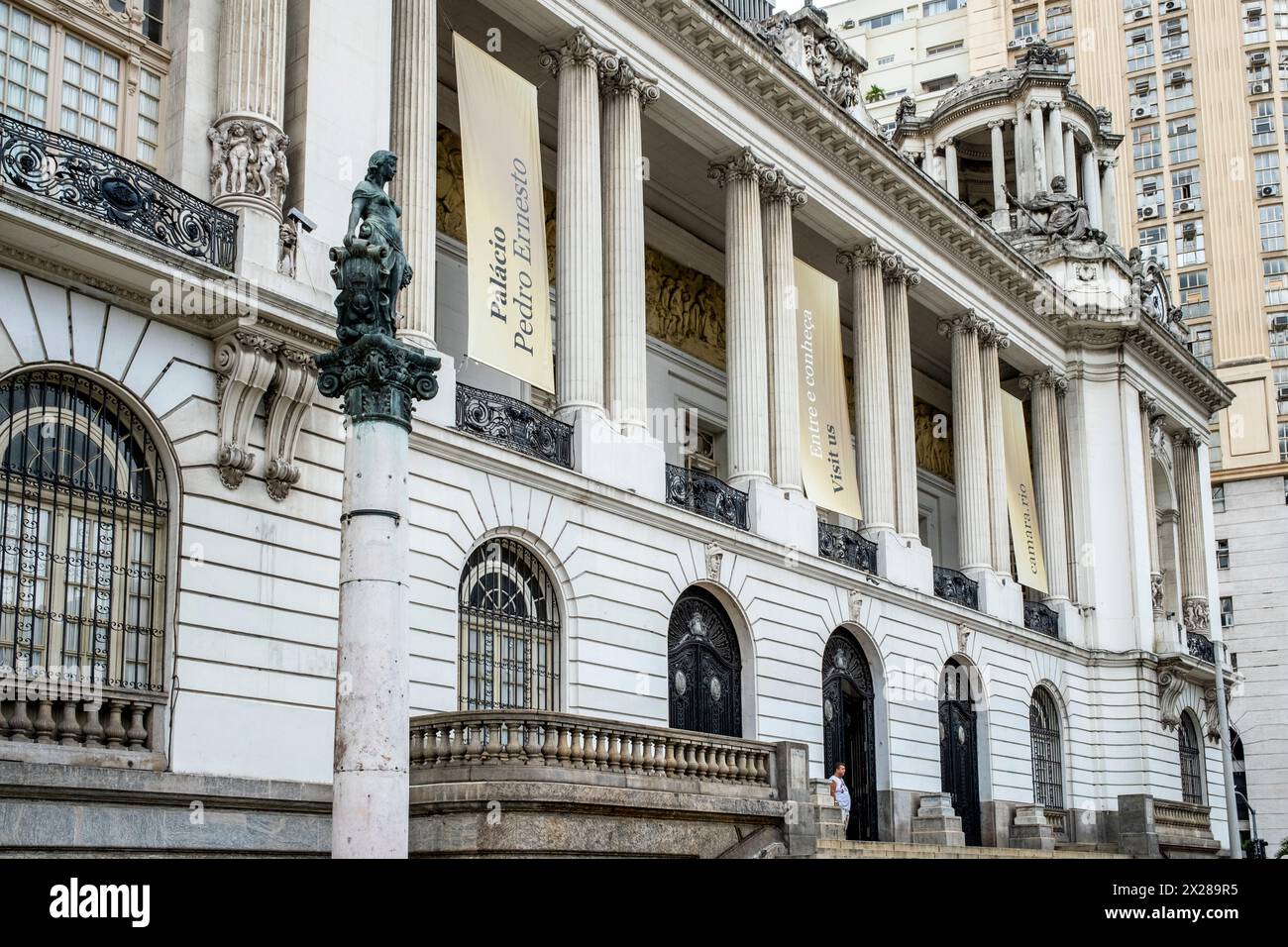 The Palacio Pedro Ernesto (Pedro Ernesto Palace), Central District, Rio de Janeiro, Rio de ...
