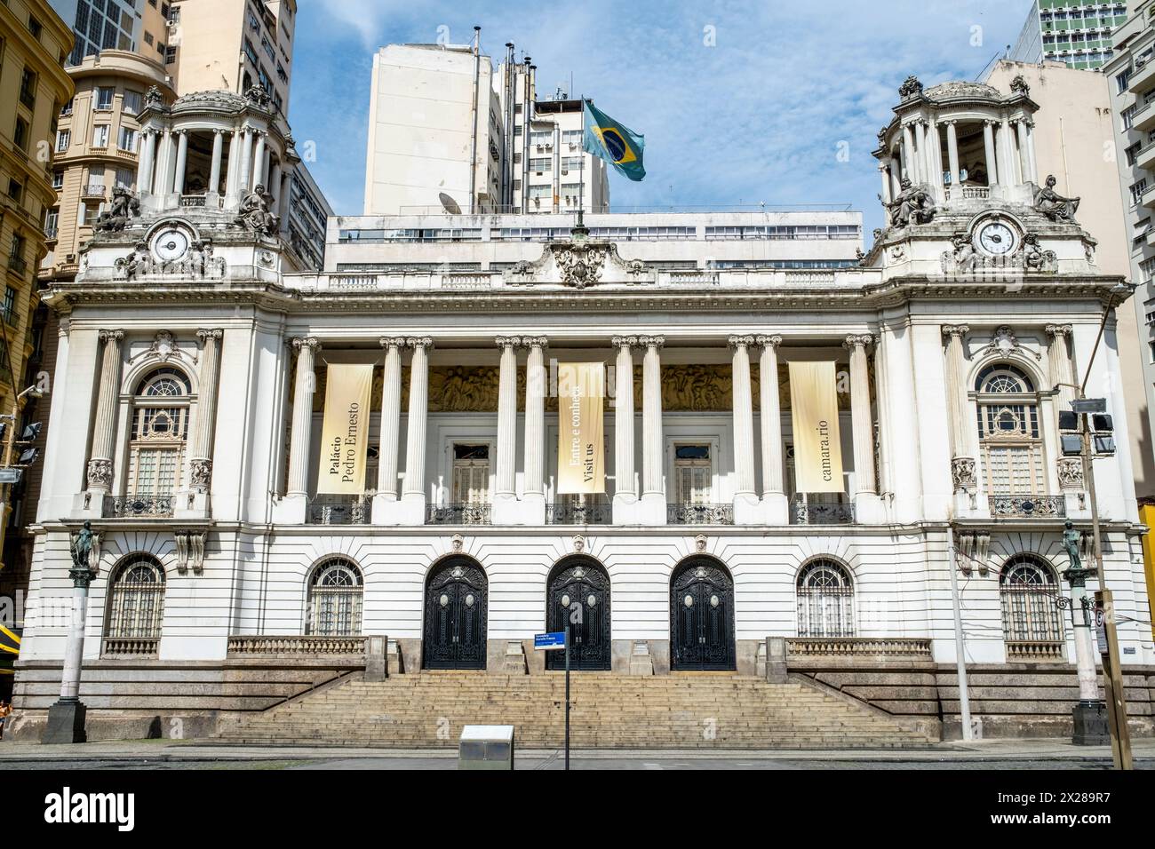 The Palacio Pedro Ernesto (Pedro Ernesto Palace), Central District, Rio de Janeiro, Rio de ...