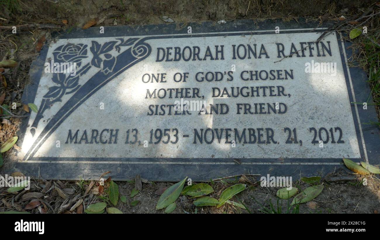 Culver City, California, USA 18th April 2024 Actress Deborah Raffin Grave at Hillside Memorial ...