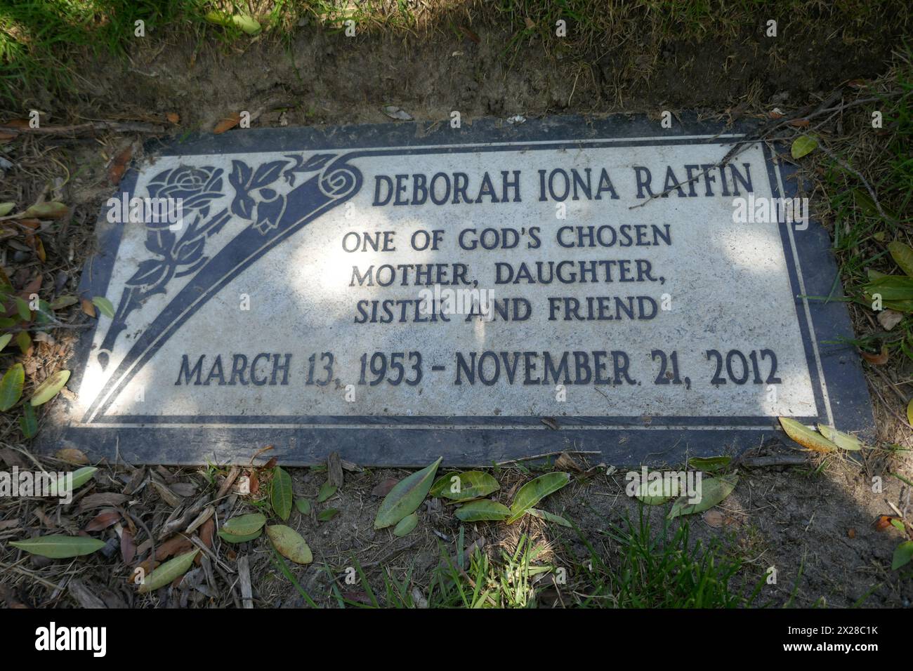 Culver City, California, USA 18th April 2024 Actress Deborah Raffin Grave at Hillside Memorial ...