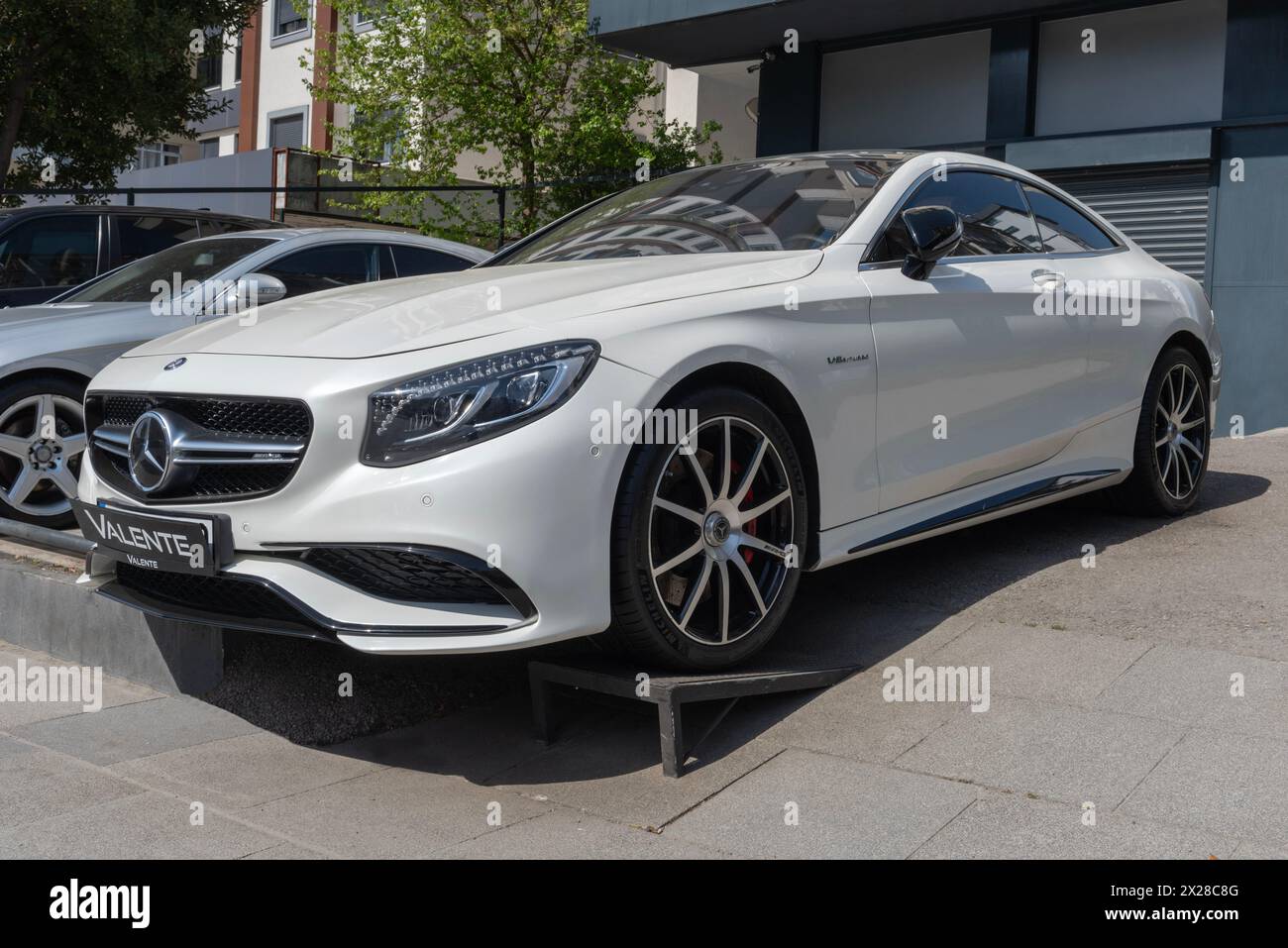 ISTANBUL, TURKEY - MARCH 15, 2024: Mercedes-Benz S63 AMG is a range of ...