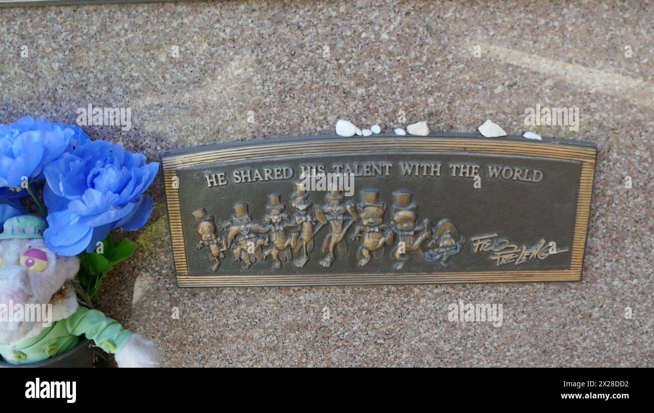 Culver City, California, USA 18th April 2024 Cartoon Animator Friz ...