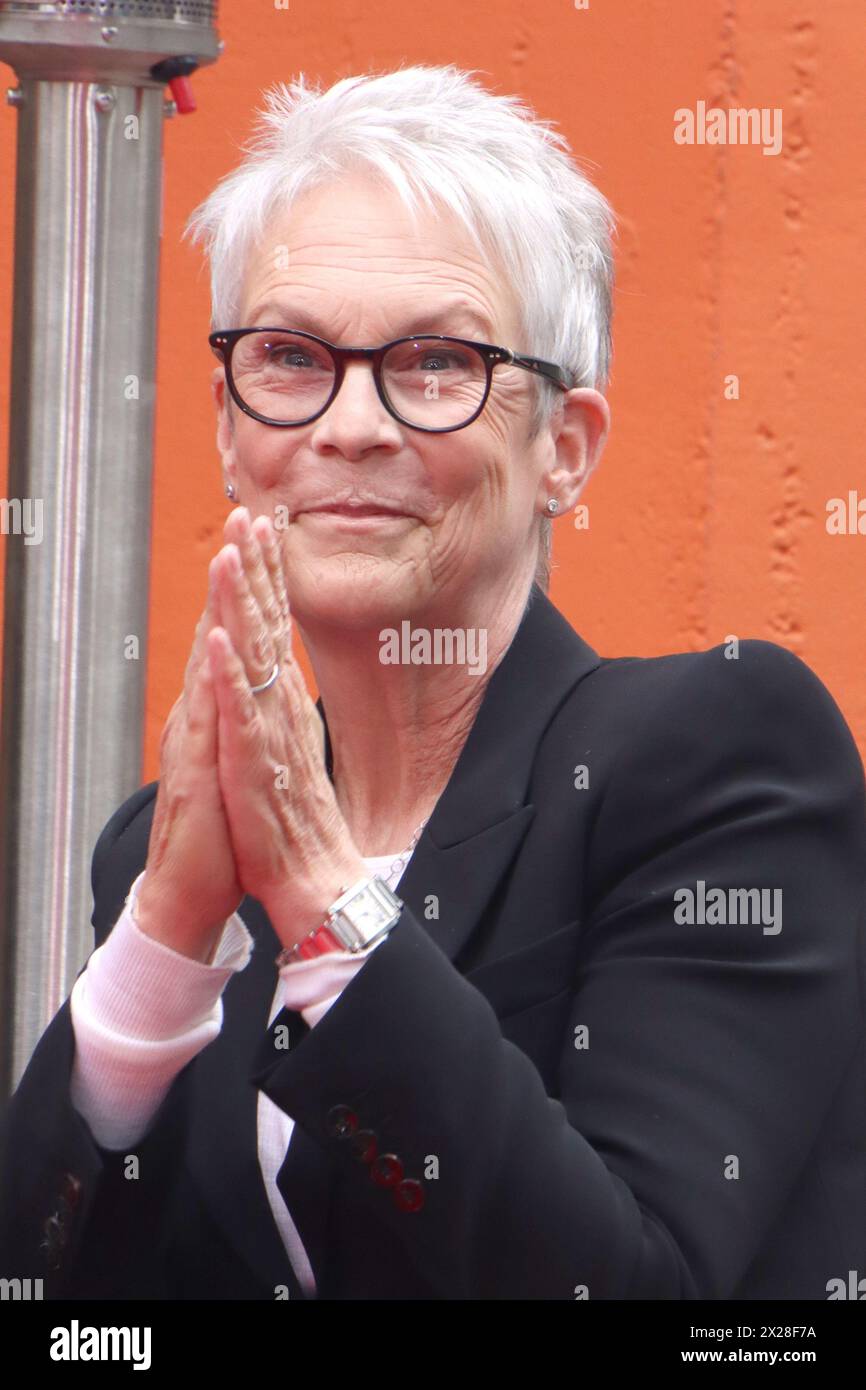 Jamie Lee Curtis 04/19/2024 The Hand & Footprint Ceremony honoring ...
