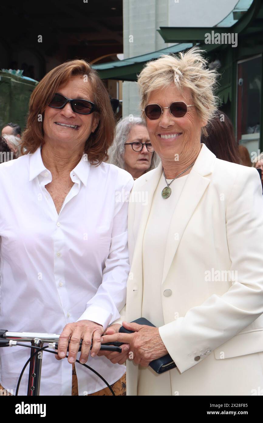 Bonnie Stoll, Diana Nyad 04/19/2024 The Hand & Footprint Ceremony ...
