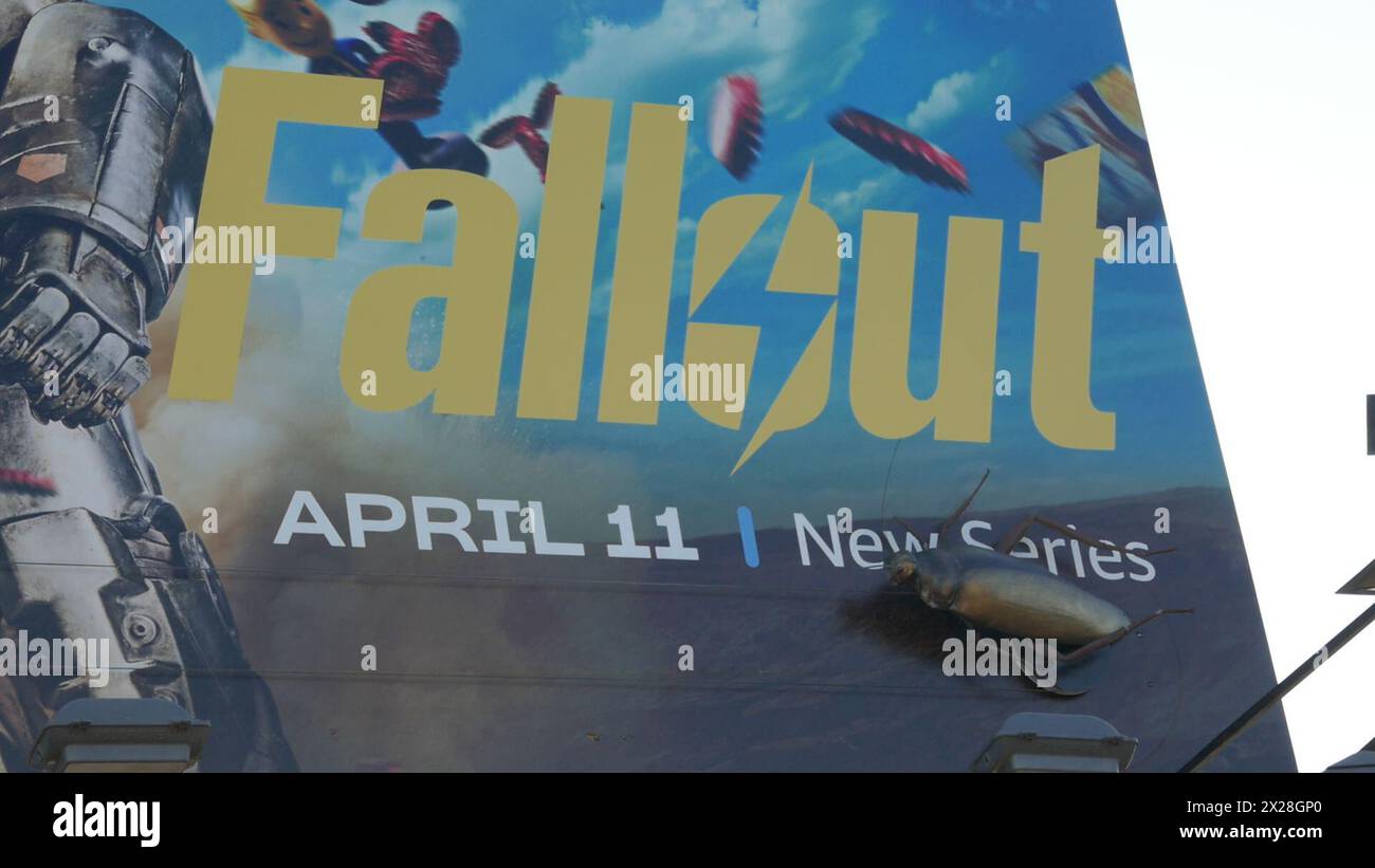 Los Angeles, California, USA 18th April 2024 Mechanical Moving Giant ...