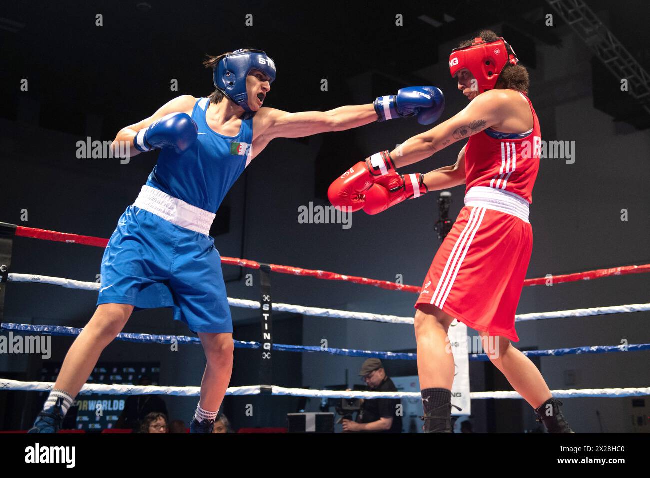 Algerian female boxer hi-res stock photography and images - Alamy