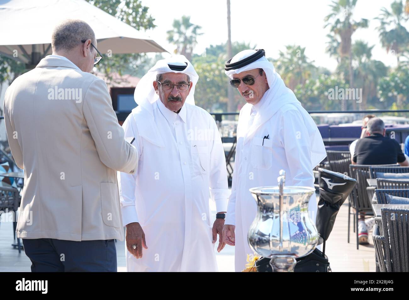 Officials of Qaqtar Golf Association at the Qatar Open Amateur Golf ...