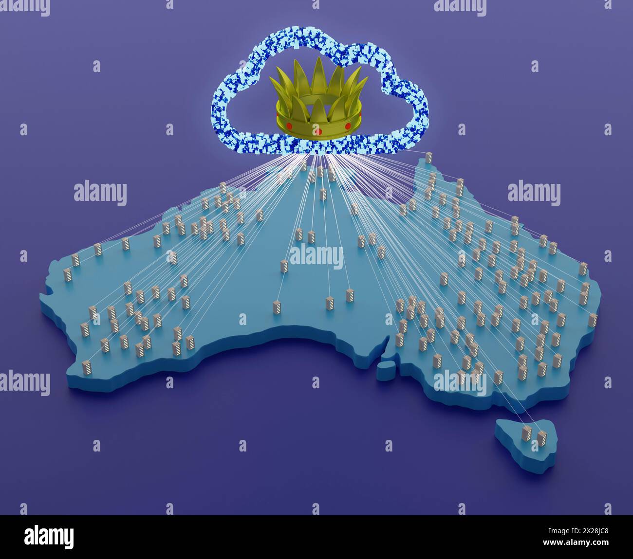 Australian data sovereignty, conceptual illustration Stock Photo - Alamy