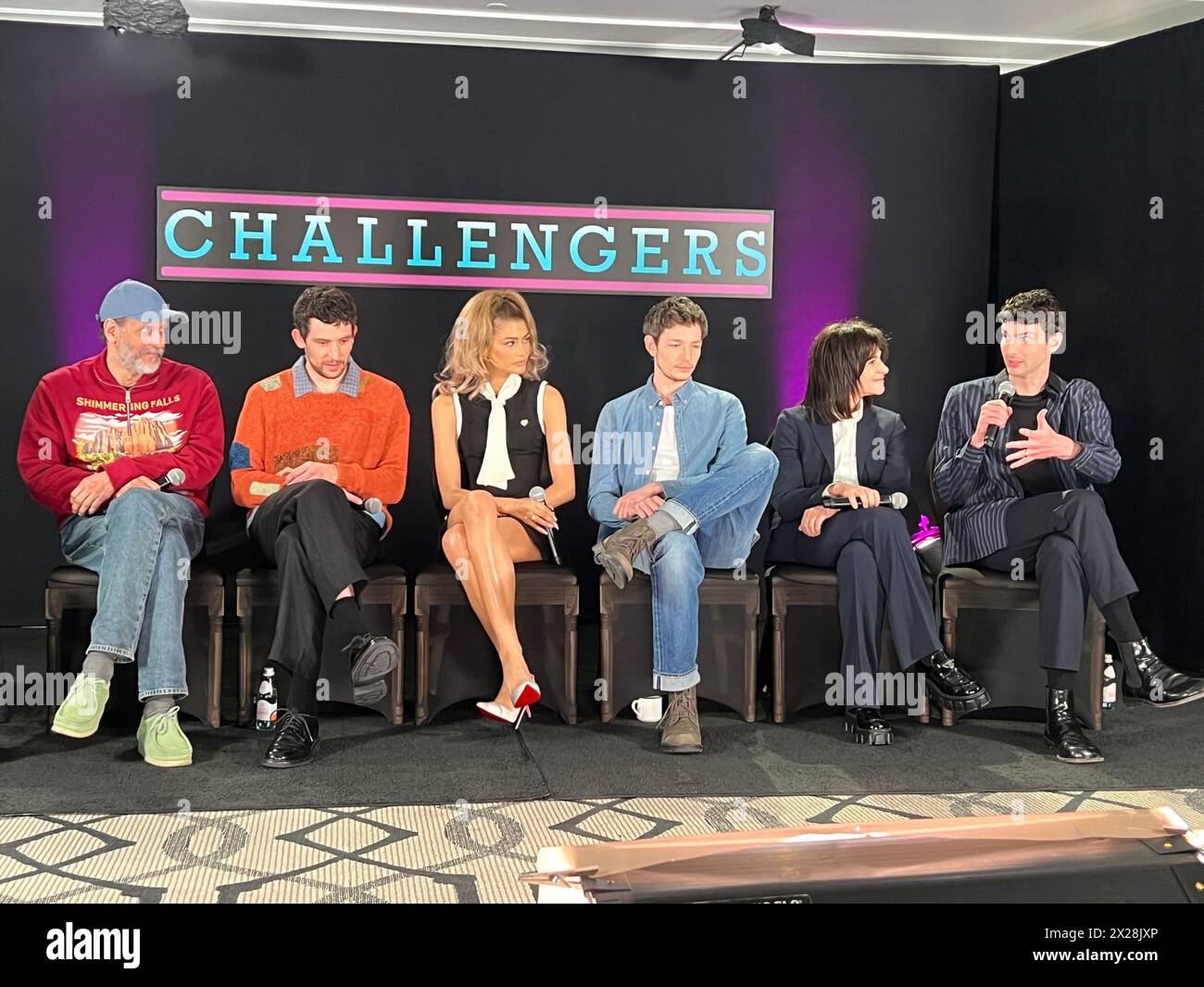 Luca Guadagnino, Josh O'Connor, Zendaya, Mike Faist, Amy Pascal, Justin ...