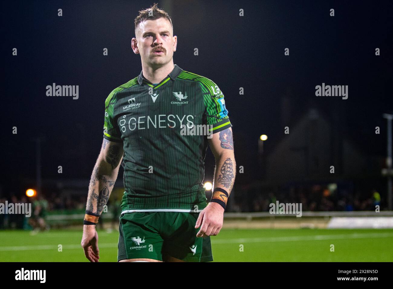 Galway, Ireland. 21st Apr, 2024. Conor Oliver of Connacht during the ...