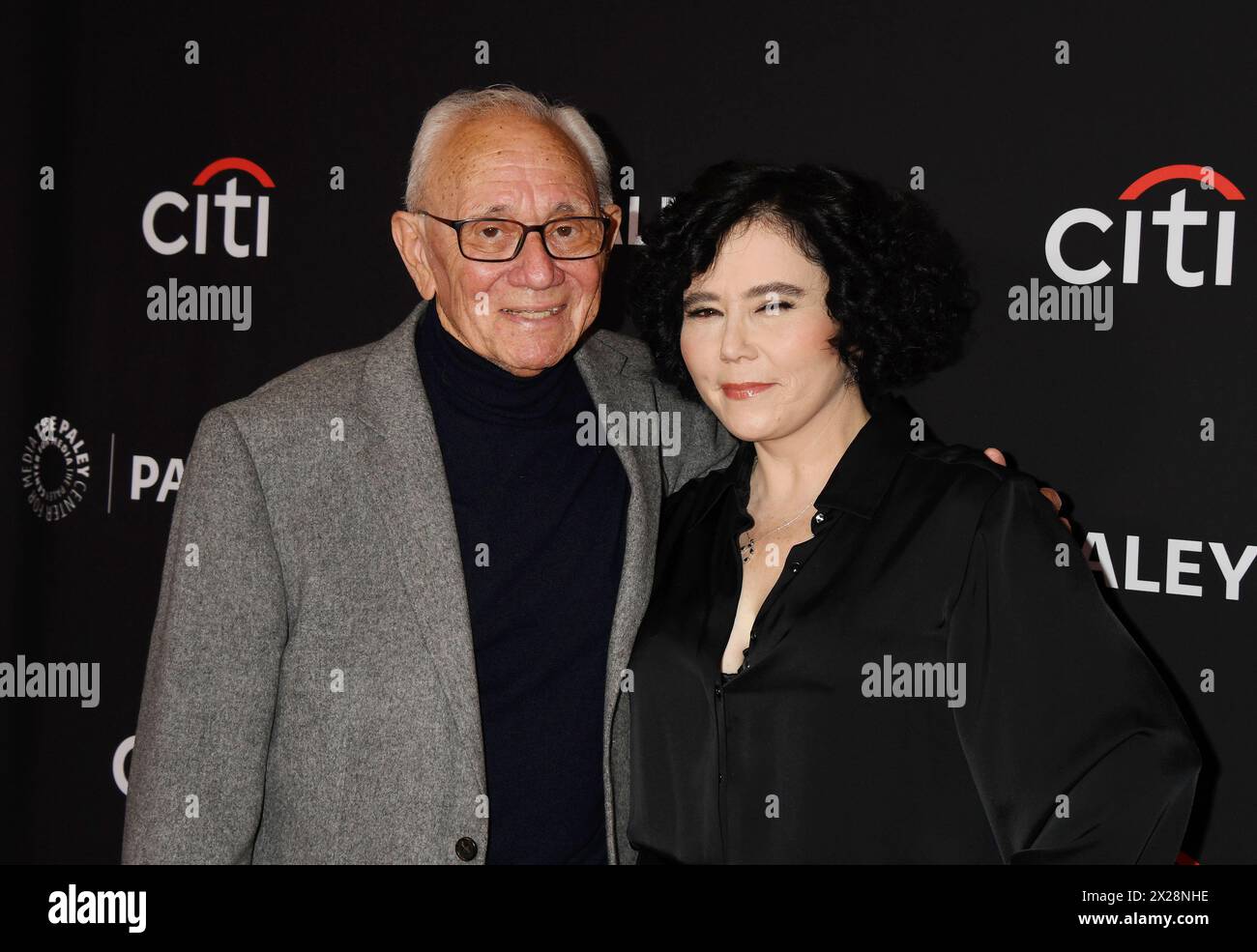 Hollywood, California, USA. 19th Apr, 2024. (L-R) Irving Borstein and ...