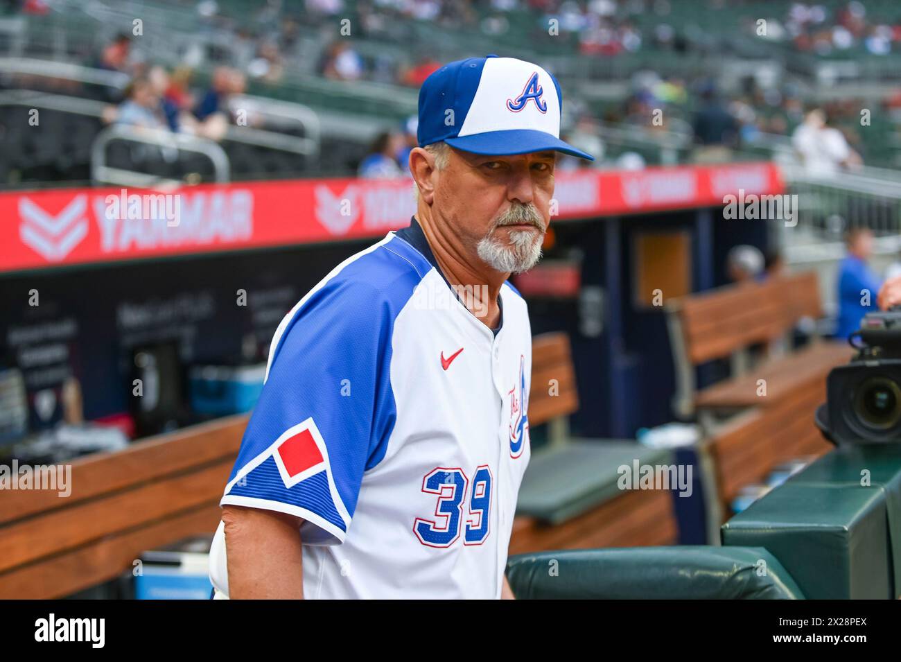 ATLANTA, GA - APRIL 20: Atlanta Braves pitching coach Rick Krantz (39 ...