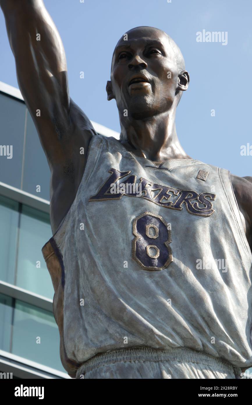 Los Angeles, California, USA 19th April 2024 Kobe Bryant Statue at ...