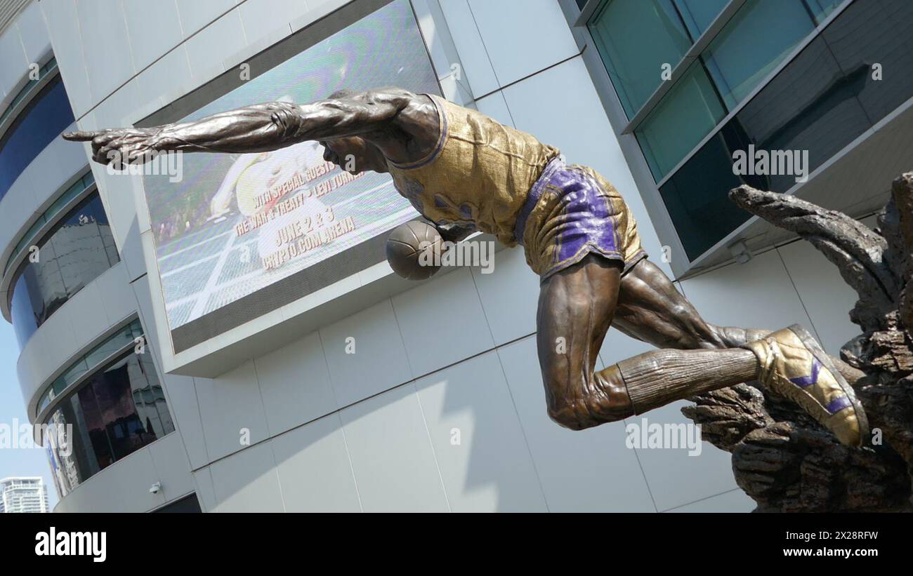 Los Angeles, California, USA 19th April 2024 Earvin Magic Johnson ...