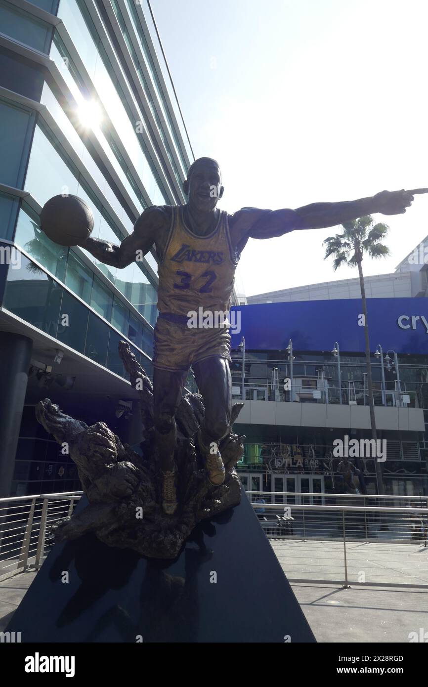 Los Angeles, California, USA 19th April 2024 Earvin Magic Johnson ...