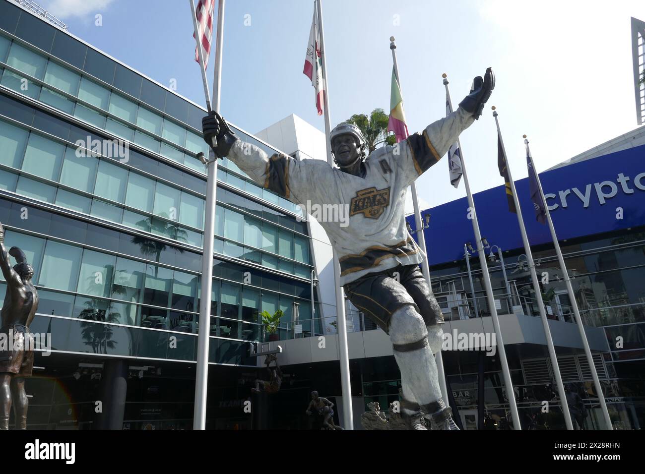 Los Angeles, California, USA 19th April 2024 Luc Robitaille Statue at ...