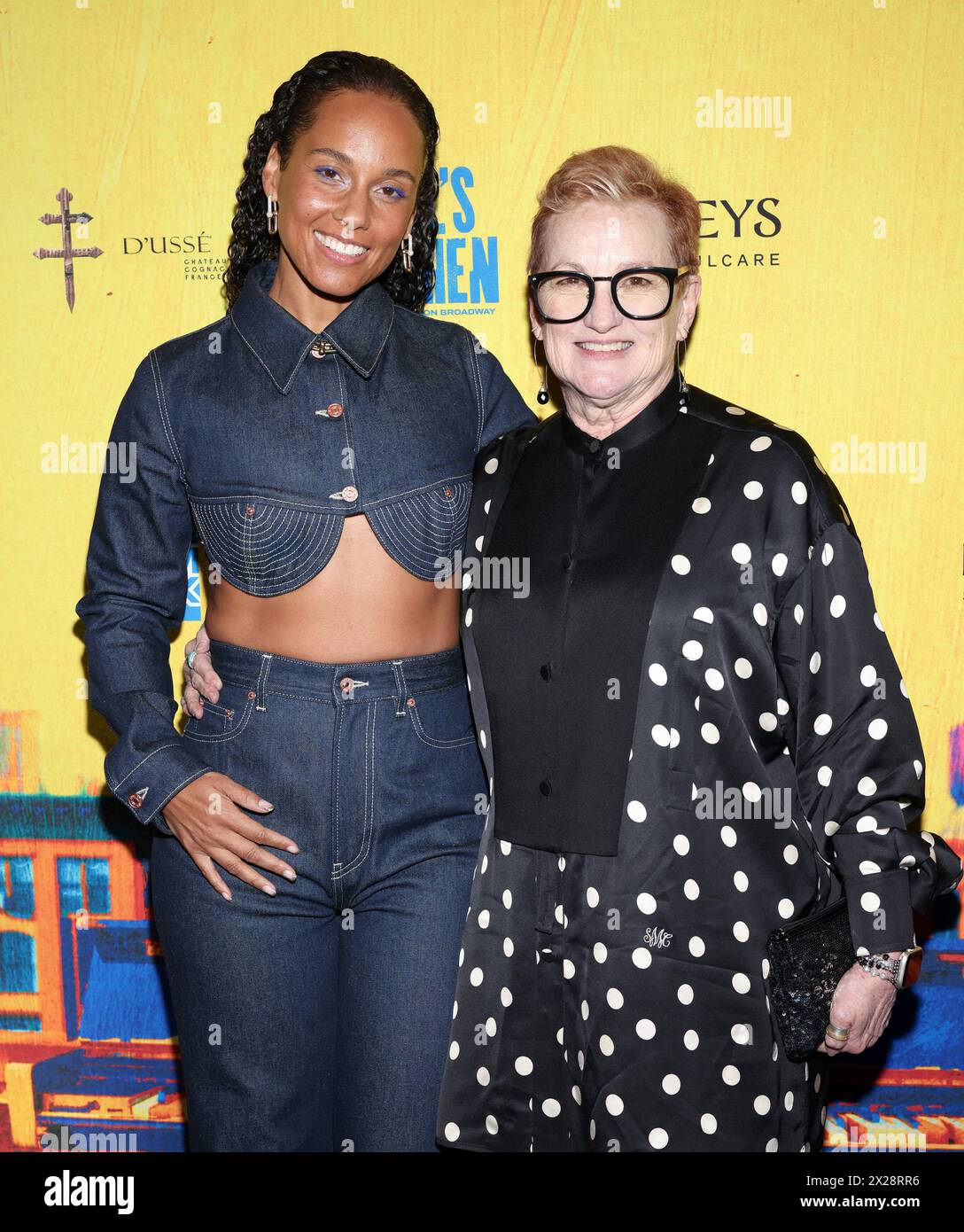Alicia Keys, left, and Terria Joseph attend the "Hell's Kitchen ...