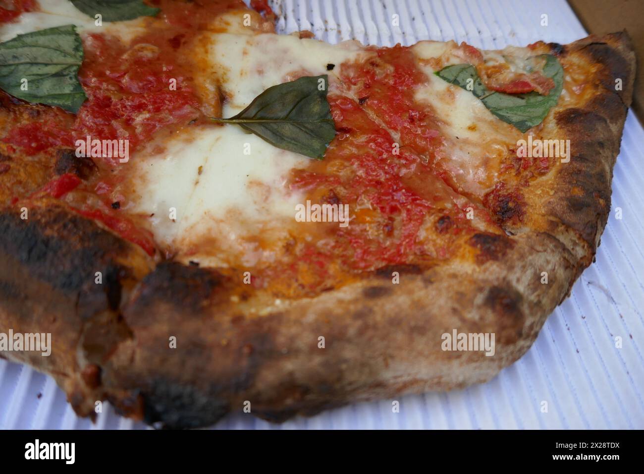Los Angeles, California USA 19th April 2024 Margherita Pizza at ...