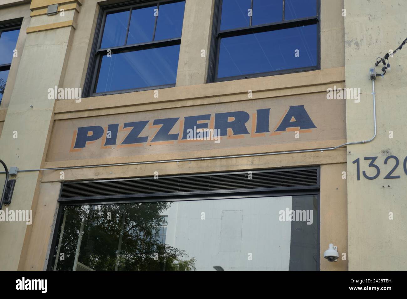 Los Angeles, California USA 19th April 2024 Pizzeria Bianco in The Row ...