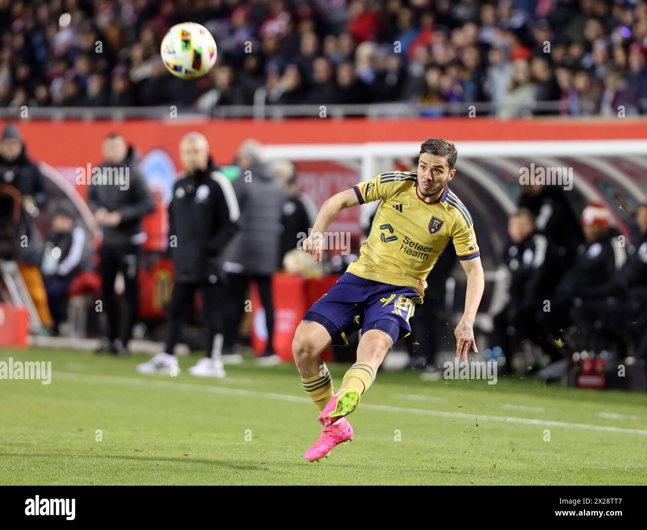 Chicago, USA, 20 April 2024. Major League Soccer (MLS) Real Salt Lake's ...