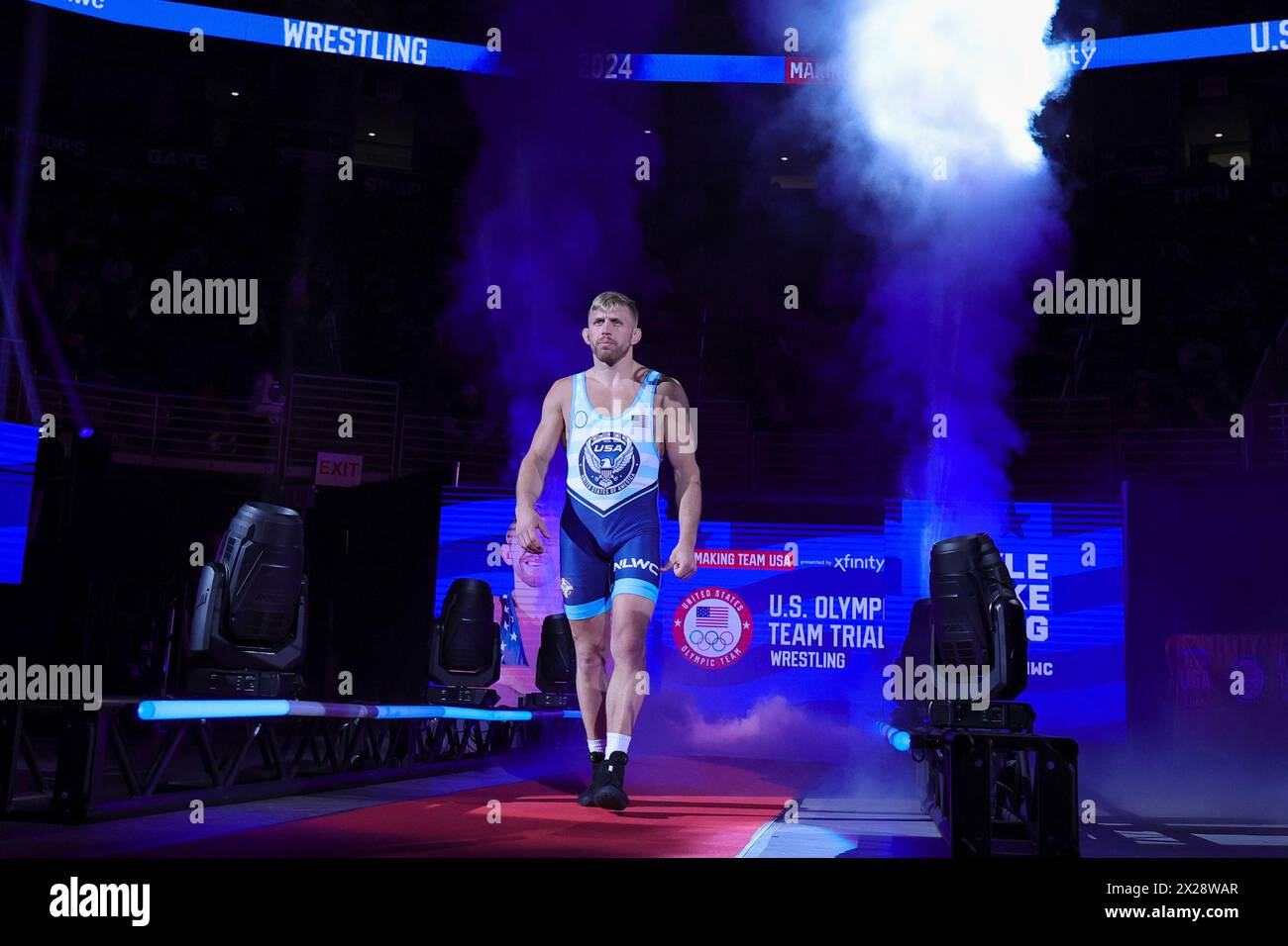 State College, Pennsylvania, USA. 20th Apr, 2024. KYLE DAKE (Nittany Lion WC/Titan Mercury WC ...
