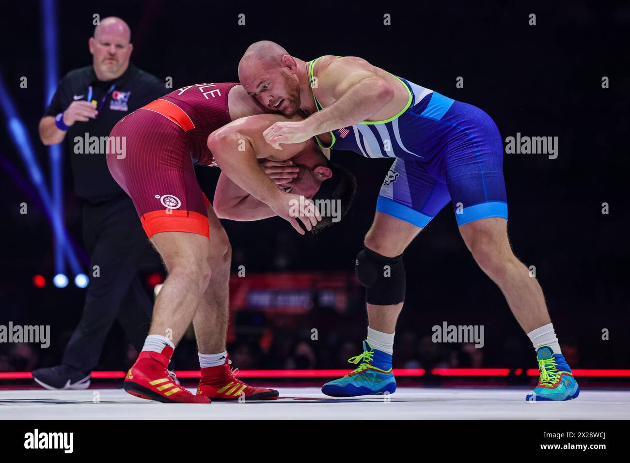 State College, Pennsylvania, USA. 20th Apr, 2024. KYLE SNYDER (Nittany Lion WC/Titan Mercury WC ...