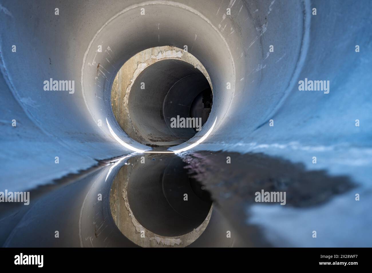 Large Pipe Inside Smaller Pipe Stock Photo - Alamy
