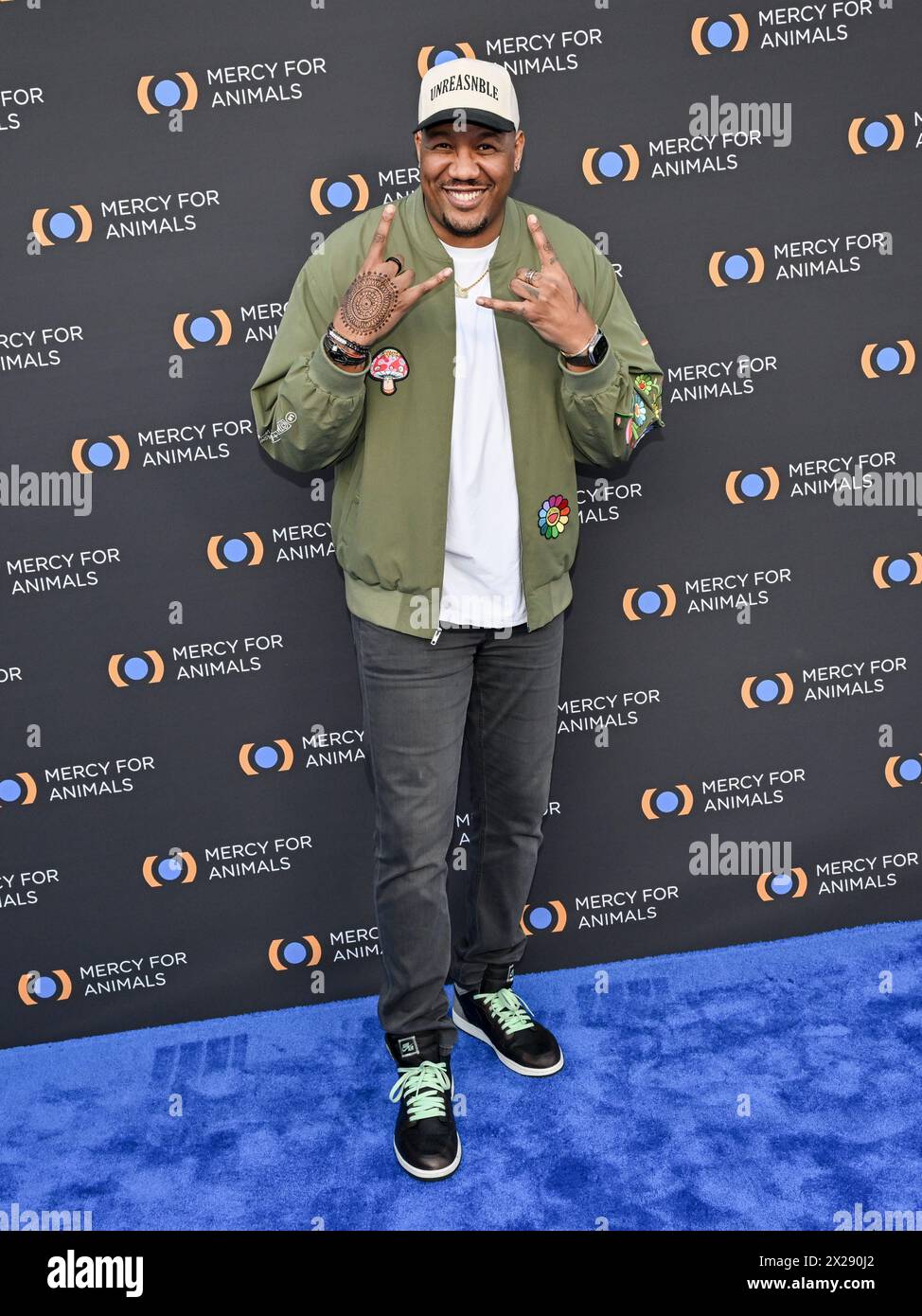 April 20, 2024, Los Angeles, California, U.S.: Travon Free attends the 25th Mercy for Animals ...