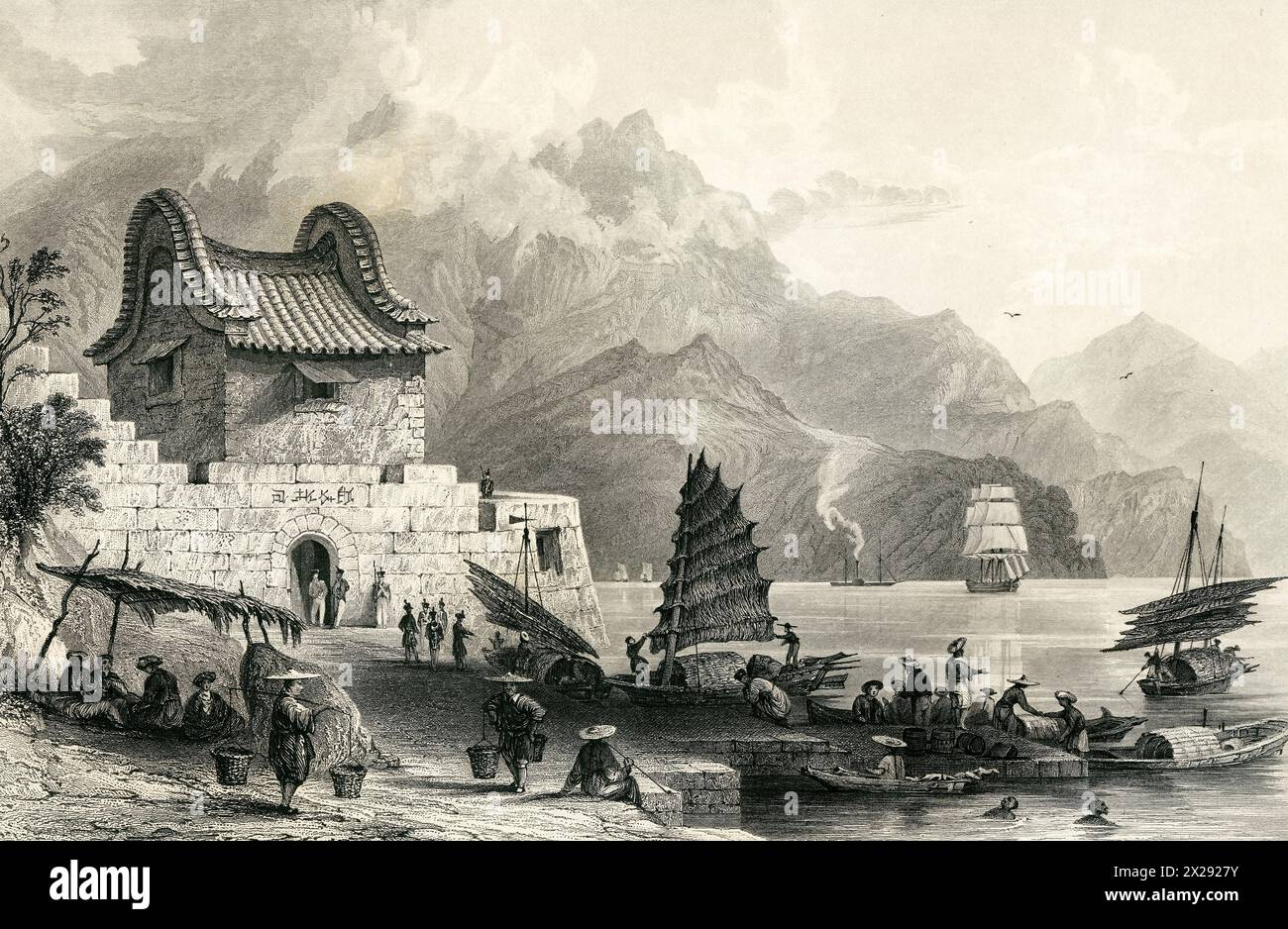 Fort Victoria, Kow-loon HongKong / Kowloon HongKong China / Drawn by T ...