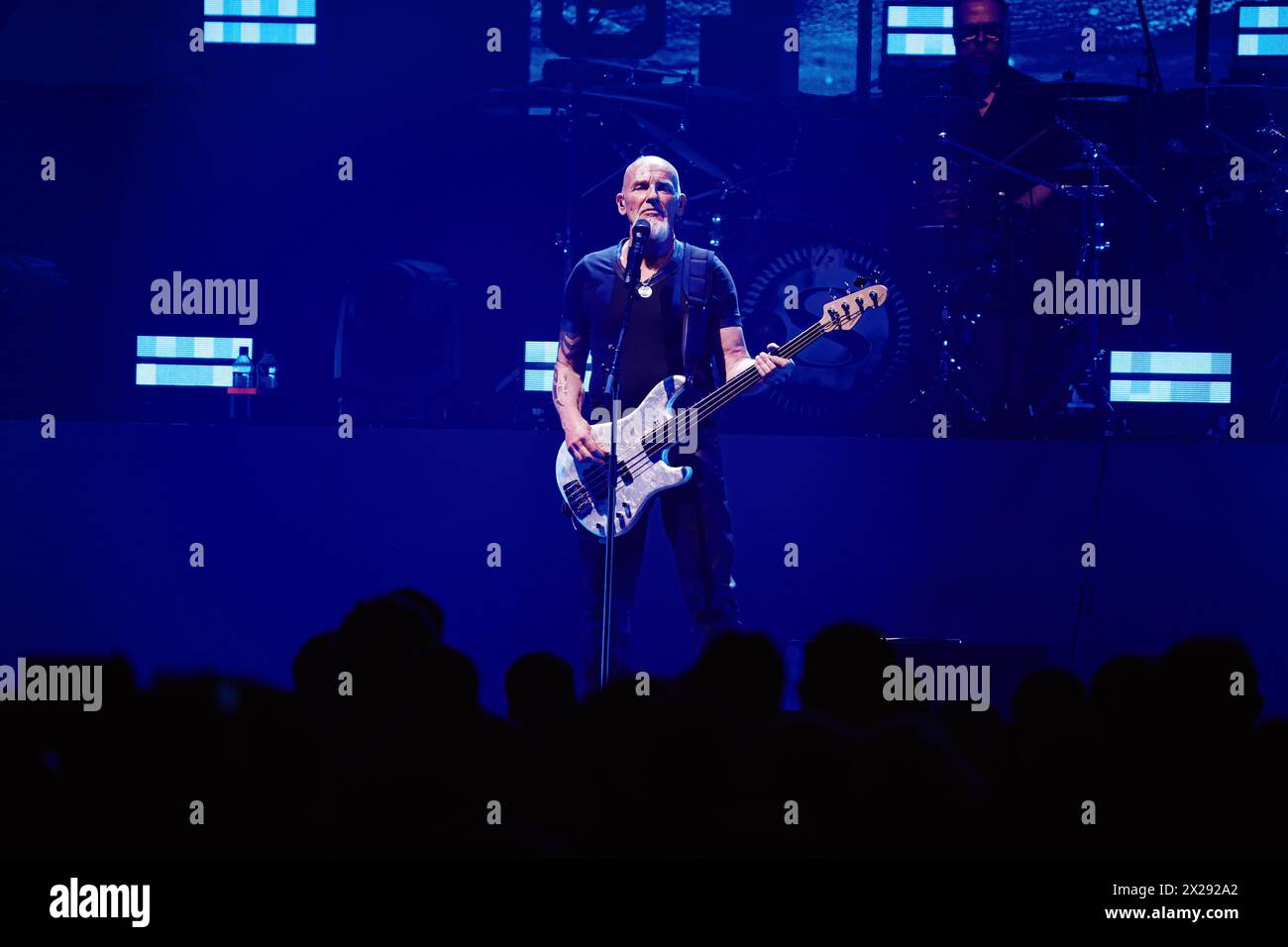 Santiano is performing at their concert in the Uber Arena in Berlin ...