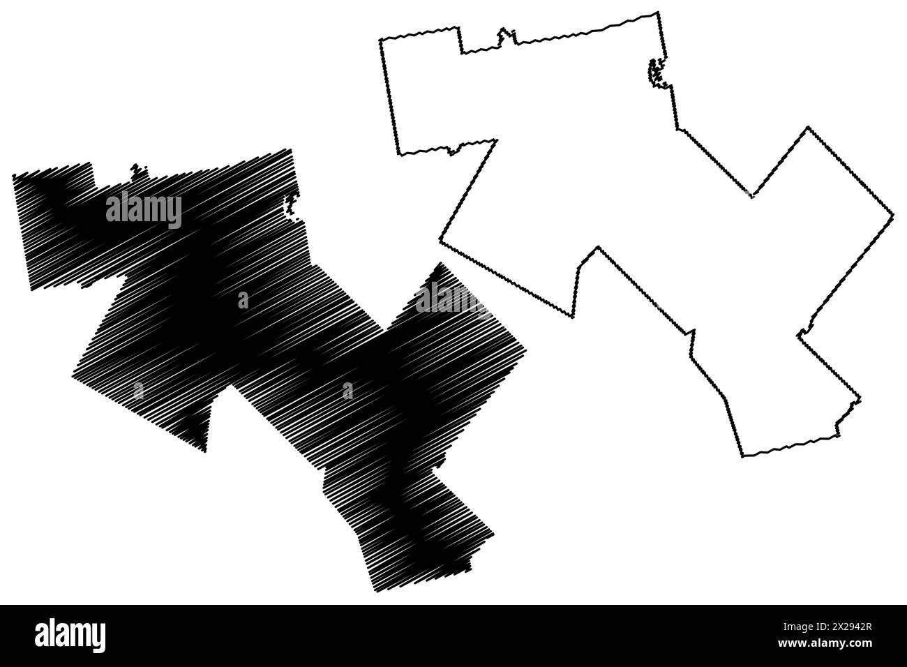 Wellington county ontario map hi-res stock photography and images - Alamy