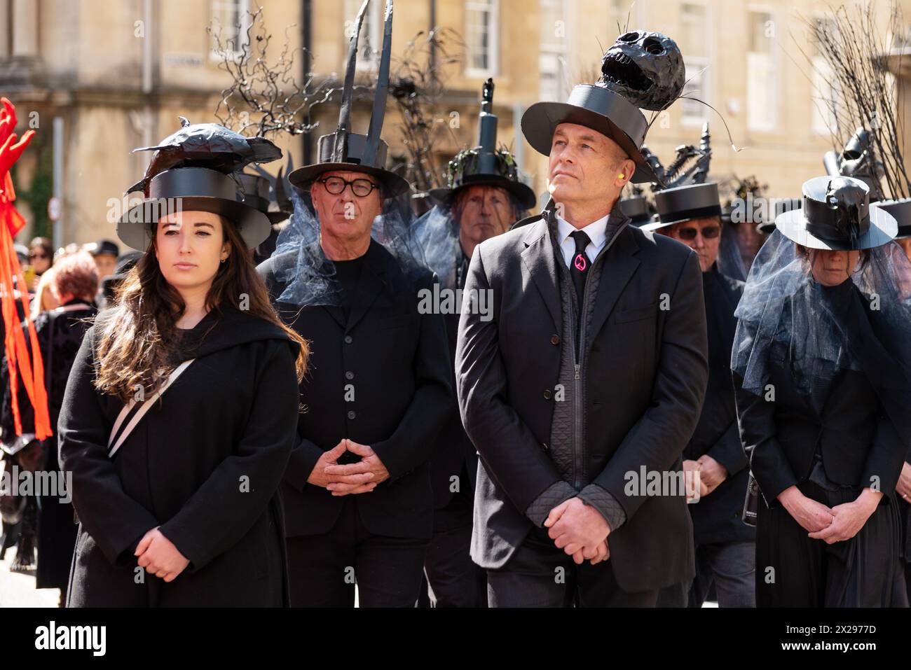 London, UK. 20 April 2024. Chris Packham marches with ‘The Funeral for ...