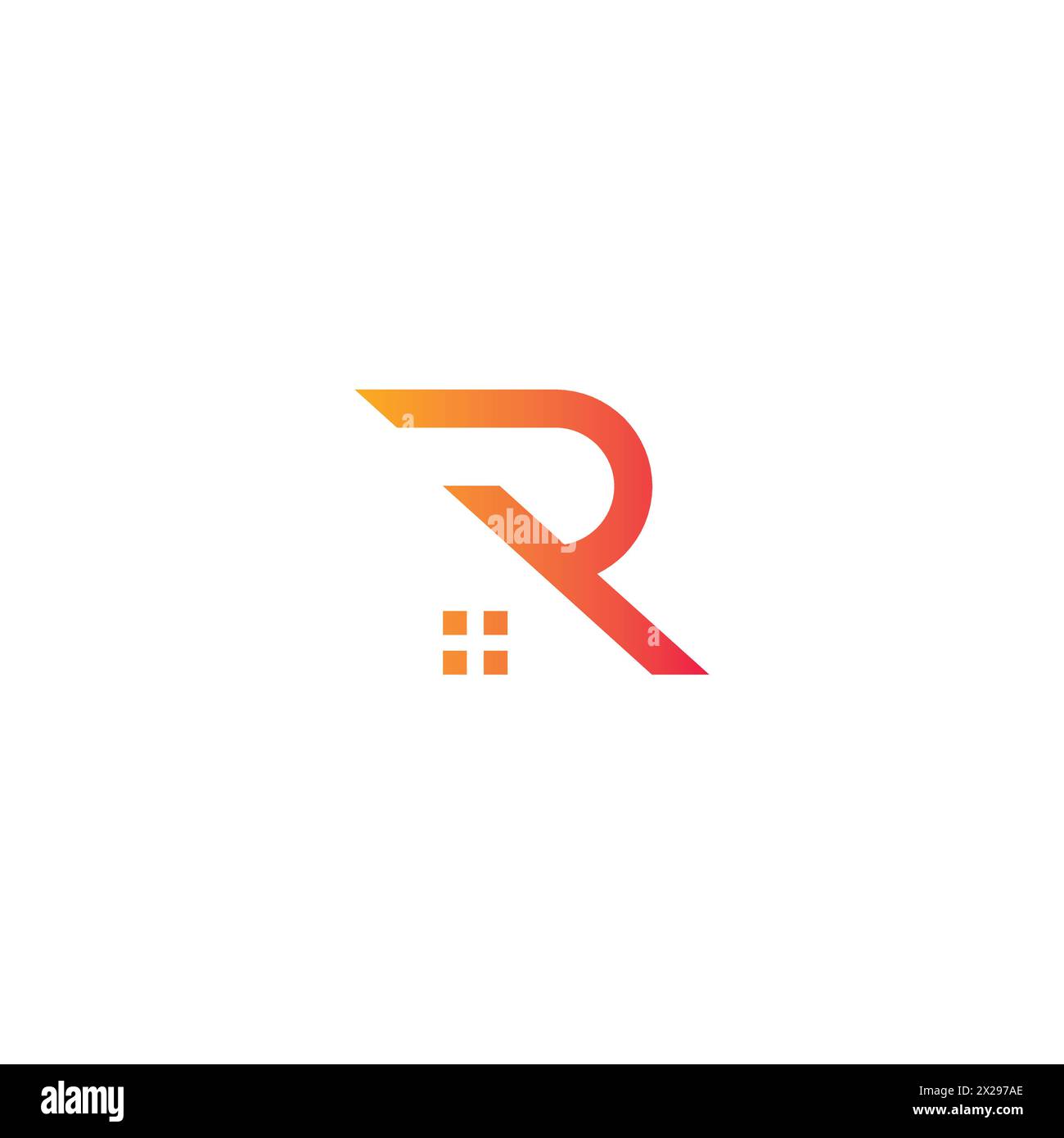 R Home Logo Symbol. Letter R Real Estate Logo Stock Vector Image & Art ...