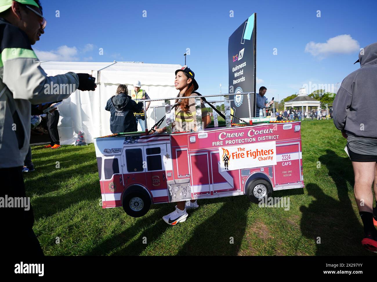 Marathon fire engine hi-res stock photography and images - Alamy