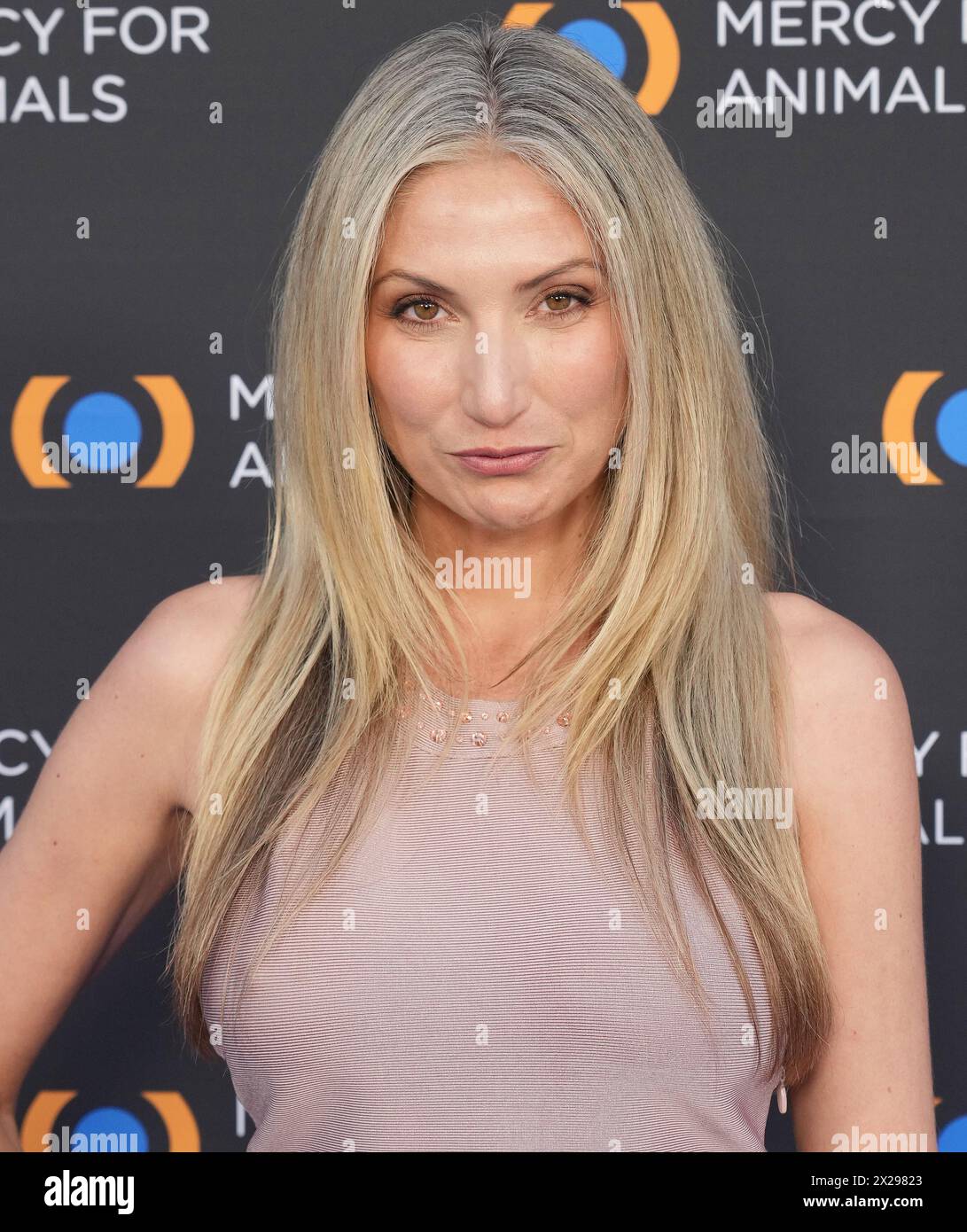 Leslie Durso arrives at the The Mercy for Animals 25th Annual Gala Celebration held at Rolling ...